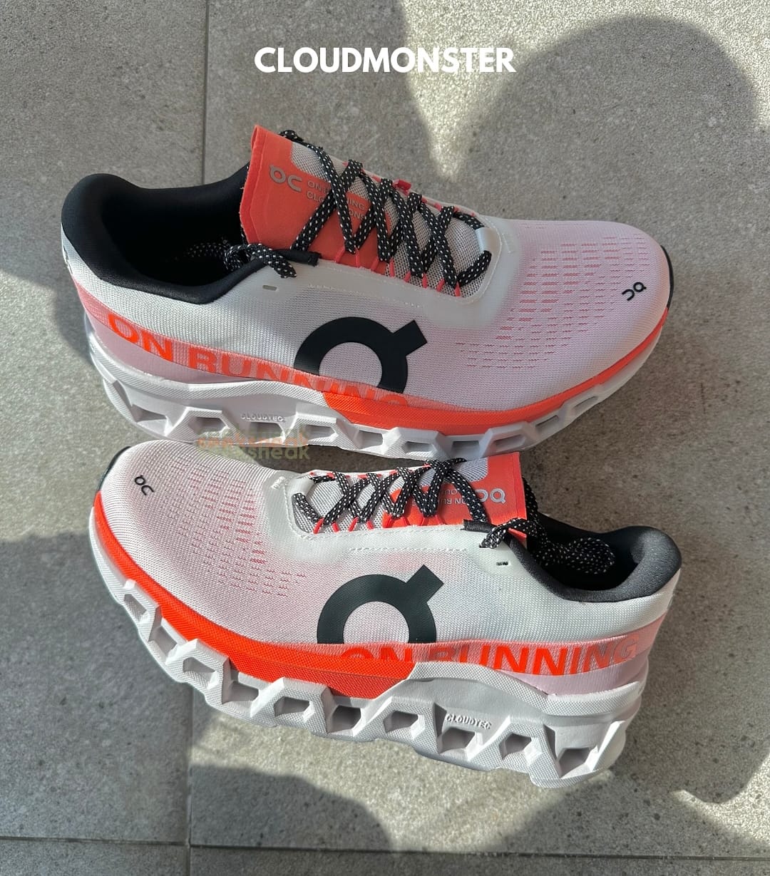 Onn Running Cloudmonster 2 'Undyed White Flame' Orange - HouseoftheBrands